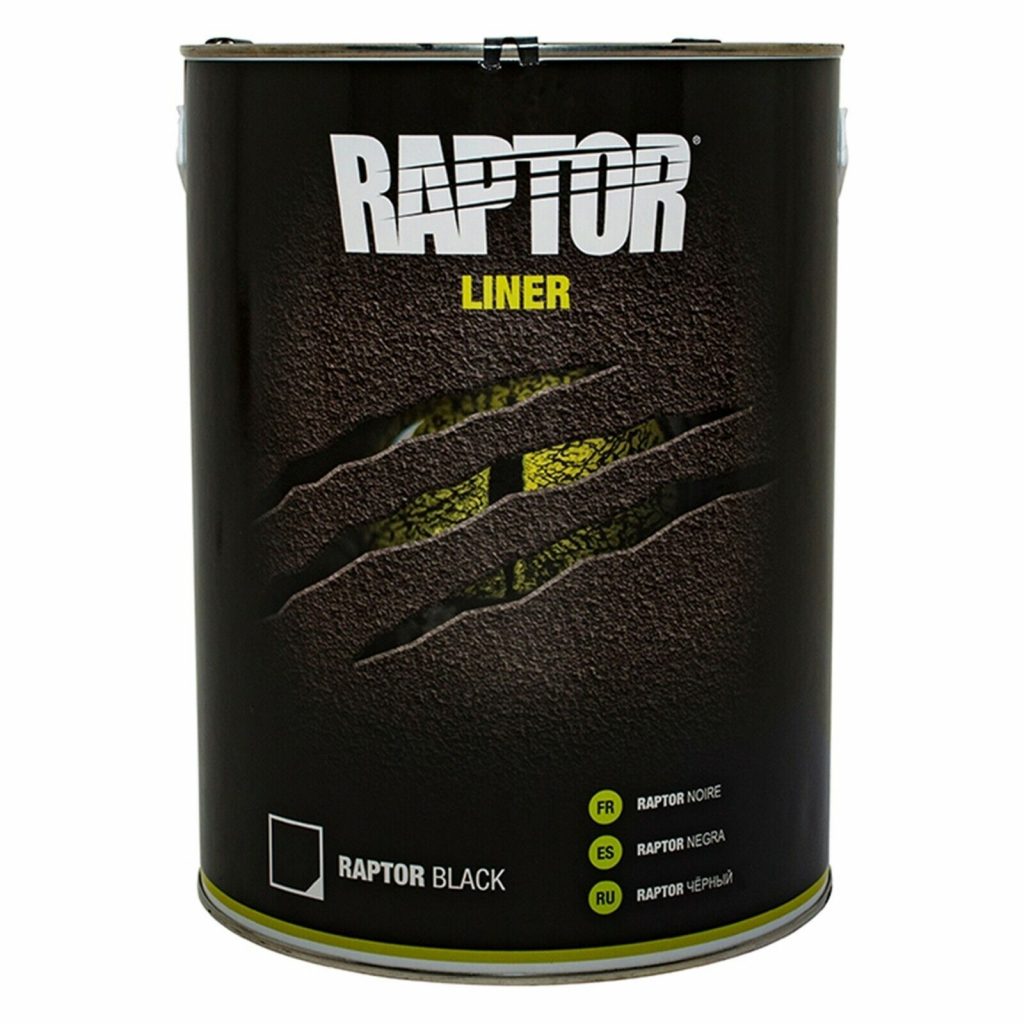 5 Litre U-POL Raptor Super Tough Black Urethane Protective Coating ...