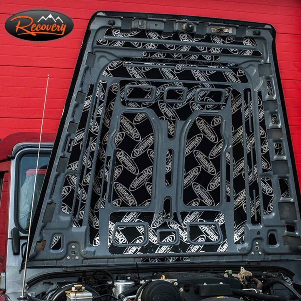 LAND ROVER DEFENDER PUMA 2007> DYNAMAT XTREME SOUND DEADENING BONNET ...