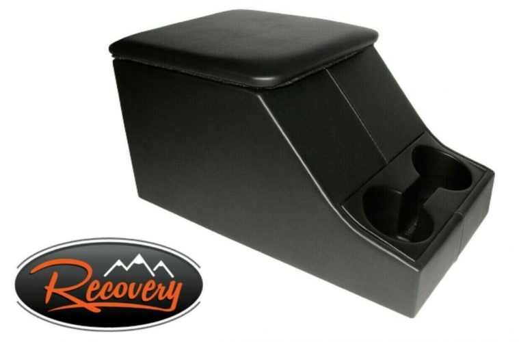 LR DEFENDER 90/110 & SERIES 3 – BLACK CUBBY BOX/CONSOLE & CUP HOLDER ...
